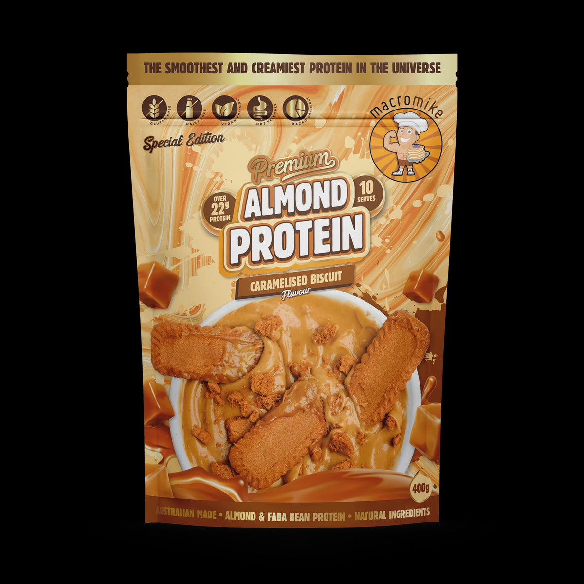Macro Mike- Almond protein | Nutrition Industries Australia